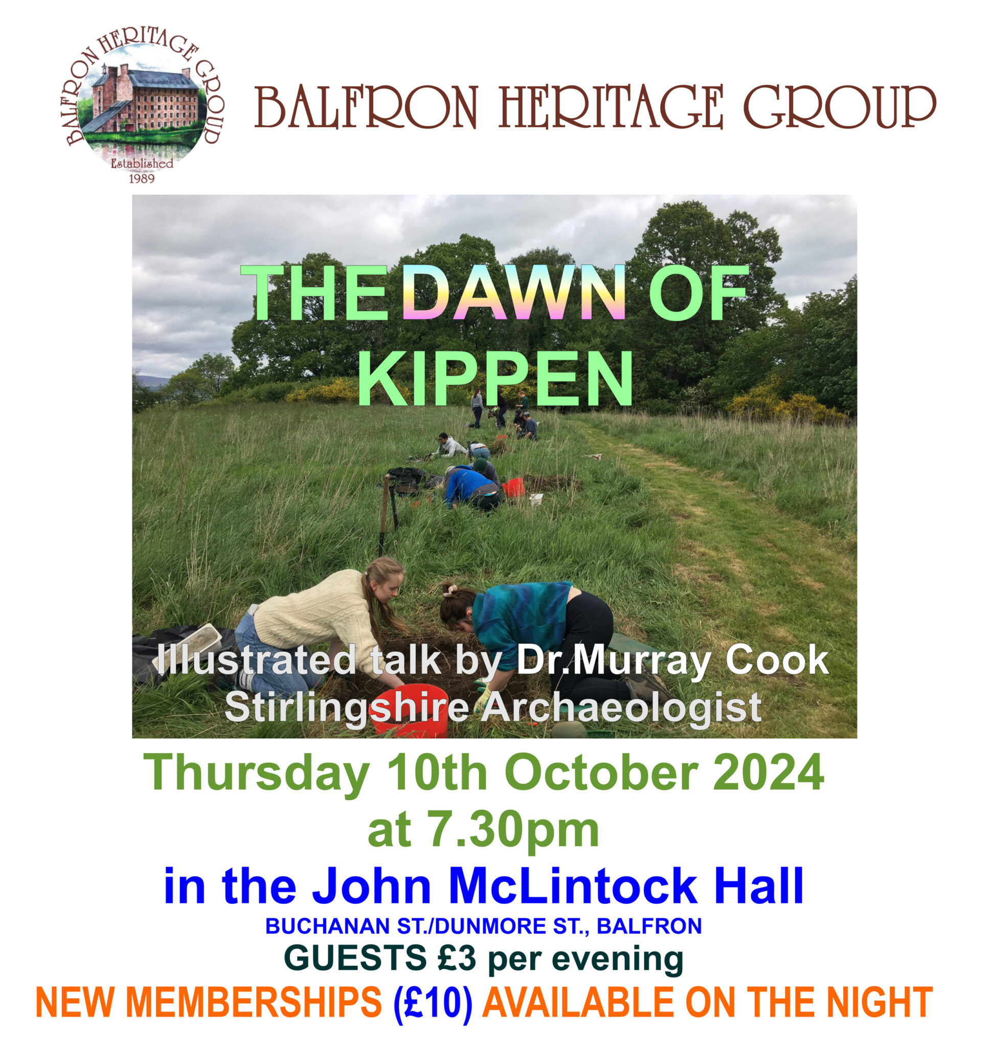 “The Dawn of Kippen” – Dr.Murray Cook – Balfron Heritage